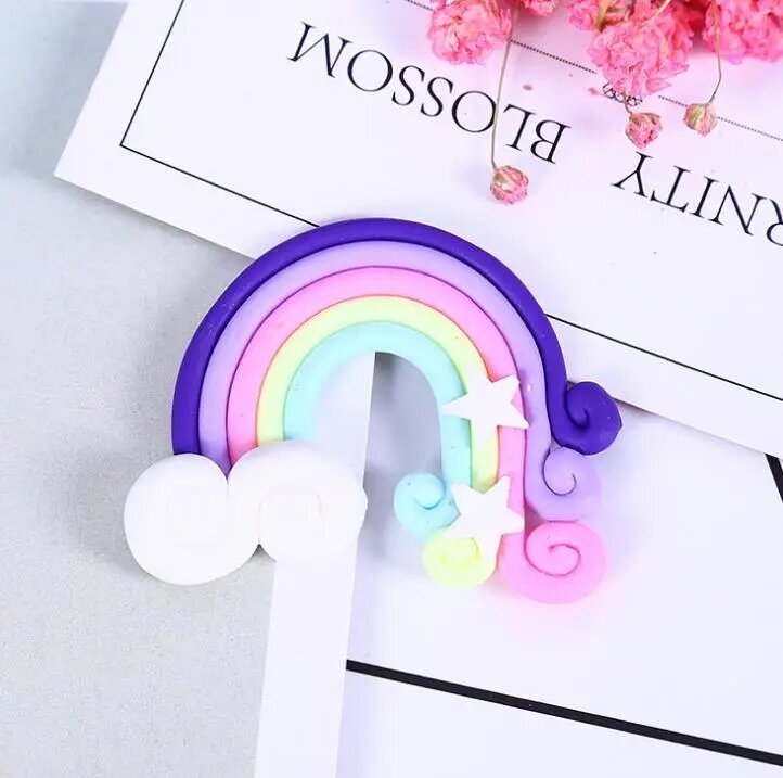 Набор из 10 радуг из полимерной глины