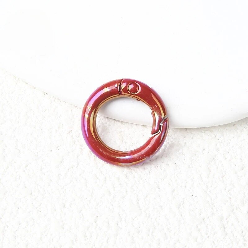 Круглый карабин Бордовый, Красный