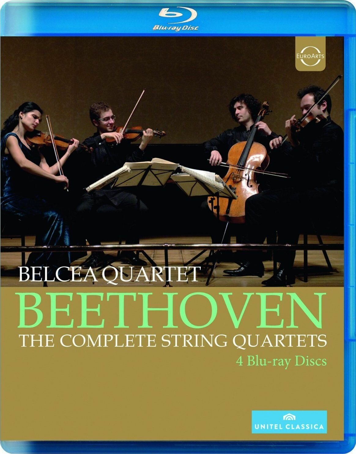 Beethoven: The Complete String Quartets - (2012) Belcea Quartet Blu-ray 4 диска музыка классика