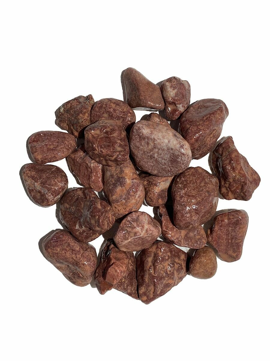 Грунт для аквариума, террариума, растений красный 20-40 мм, 950г