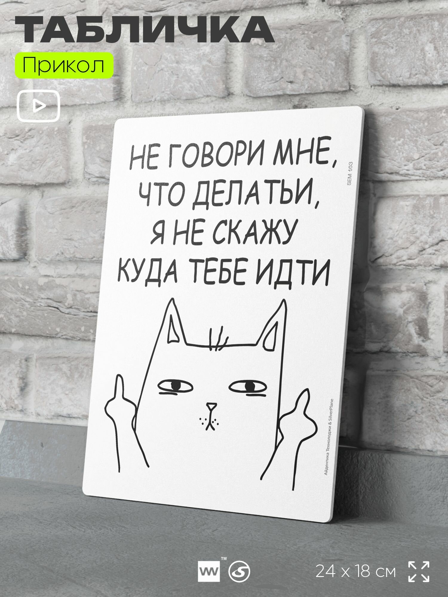 Табличка шуточная прикольная "Не тусил, нету сил" на дверь и стену, для дома, пластиковая с двусторонним скотчем, 24х18 см, серия Алкан, Айдентика Технолоджи