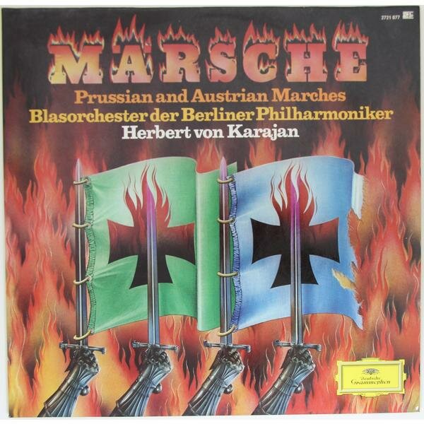 Винтажная виниловая пластинка MARSCHE (PRUSSIAN AND AUSTRIAN MARCHES) (HERBERT VON KARAJAN)