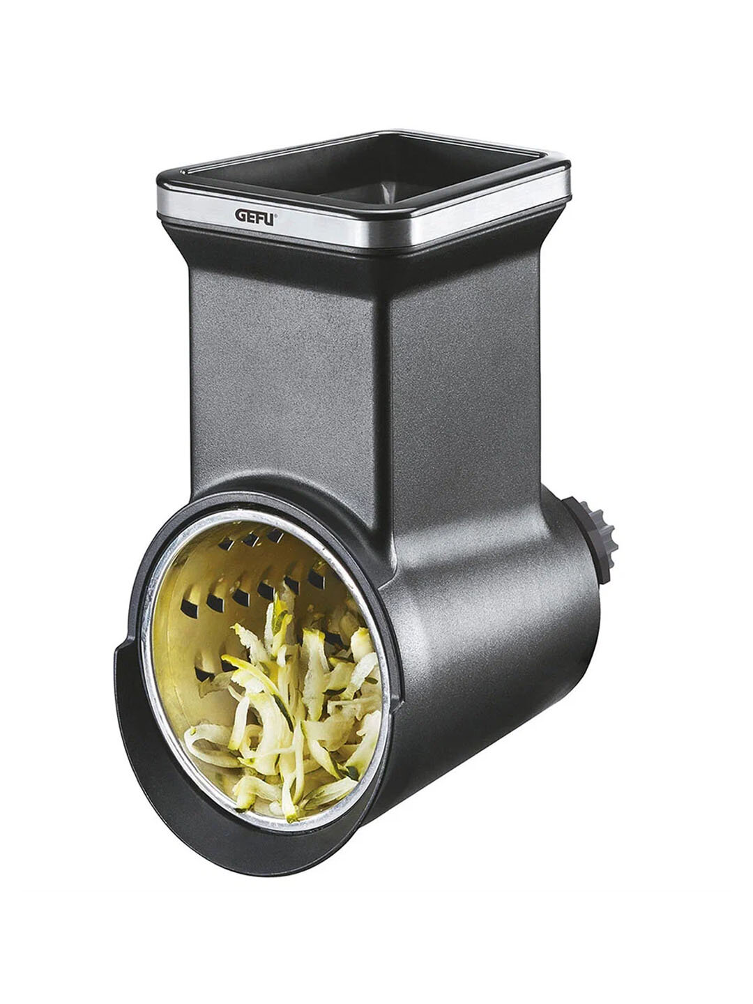 Насадка роторная терка Gefu Трансформа к мясорубке 19090, размер: 12,5 см*9 см*17 см, диаметр барабана 8,2 см