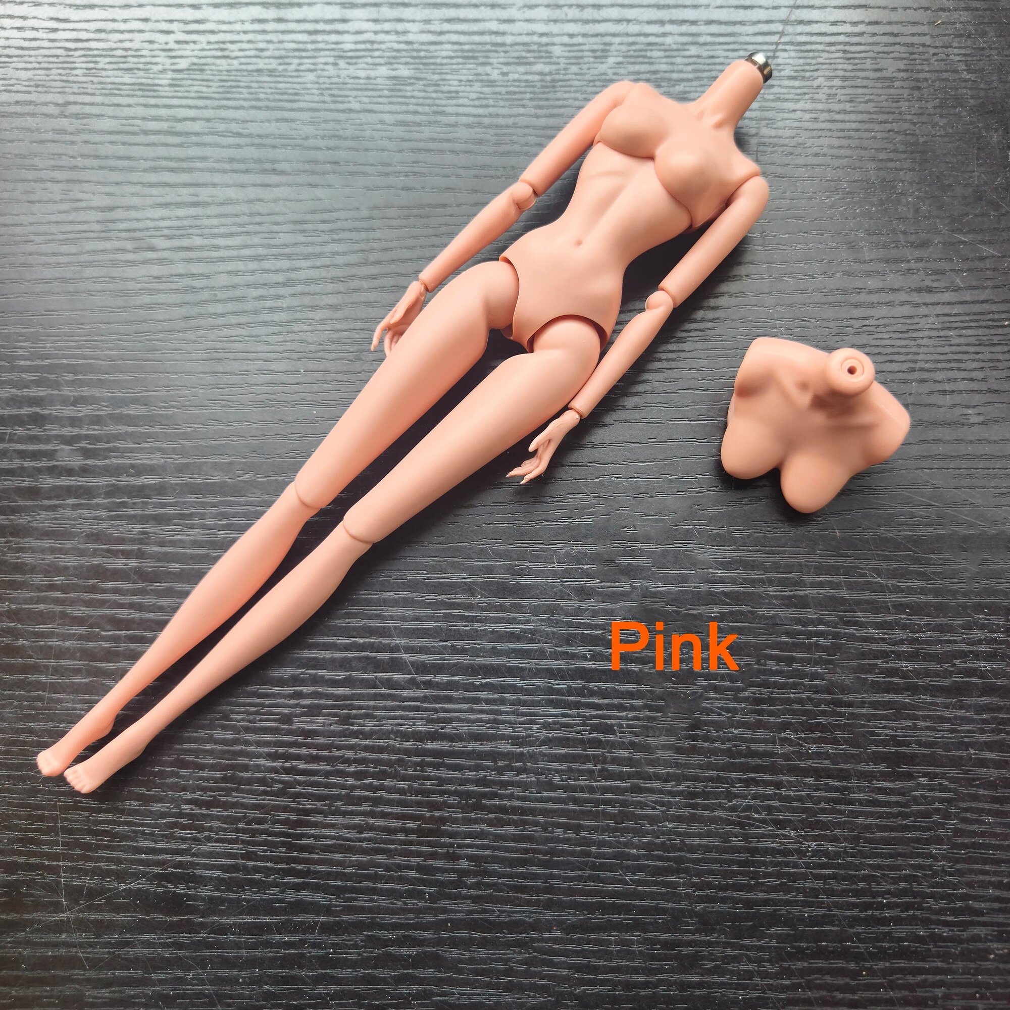 Кукольное тело Kokling Luly 1/6, розовый