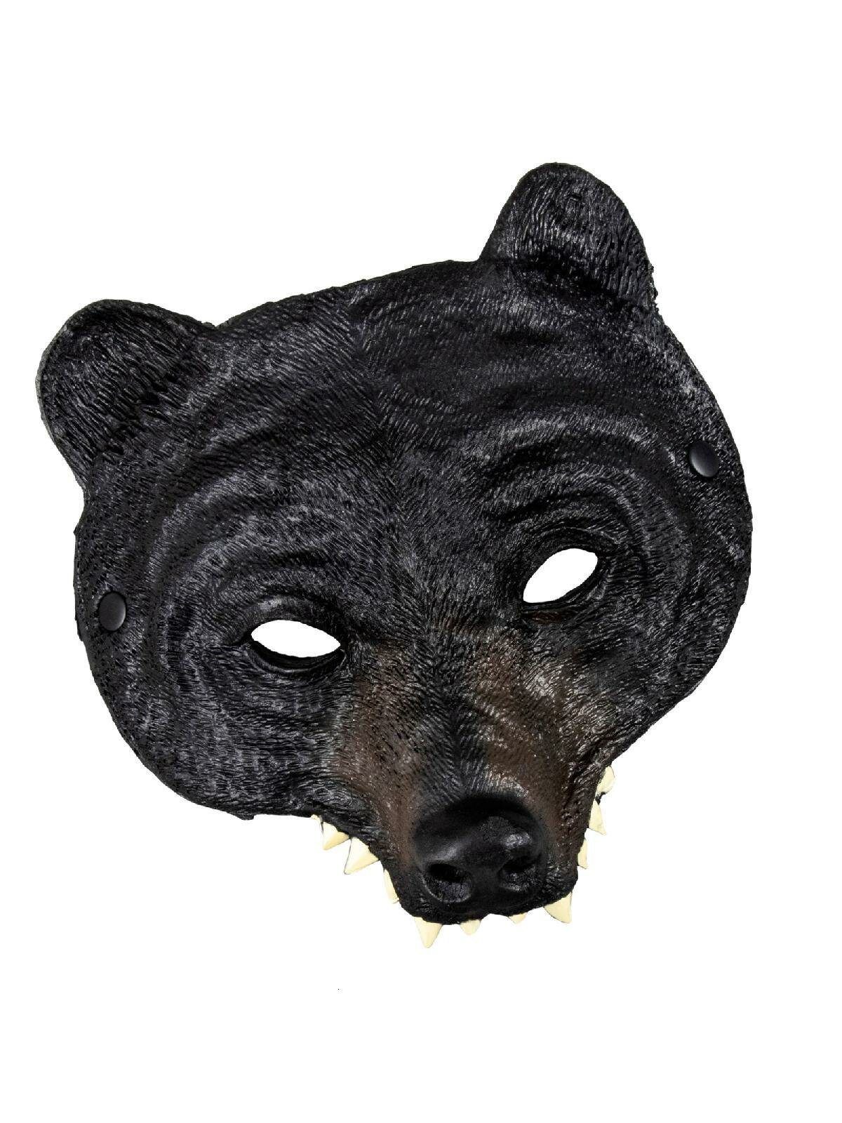 Маска-полумаска медведя