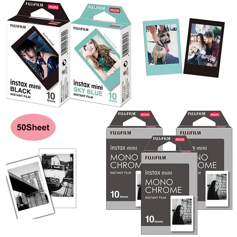 Fujifilm Instax Mini Film Instax Mini 12 Evo 40 SE Link 3 25 41 90 70 Мгновенная камера Sp-2 Link Liplay Fuji Мгновенные фотографии пленки