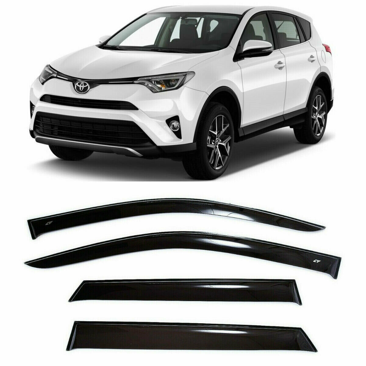 Дефлекторы для окон TOYOTA RAV 4 IV (XA40)2012-2019 кроссовер