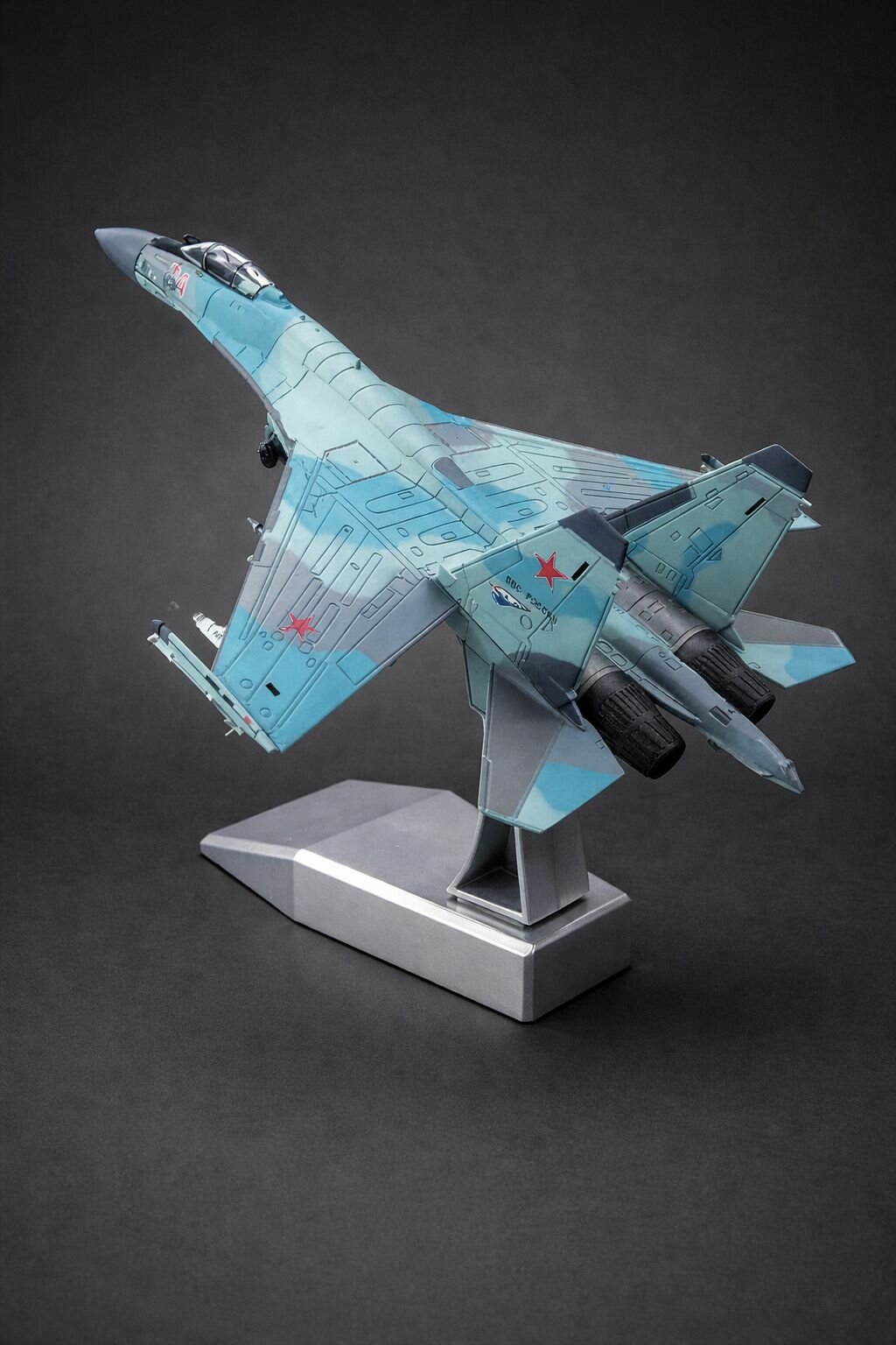 Модель самолета металлическая Су-35 ВВС России
