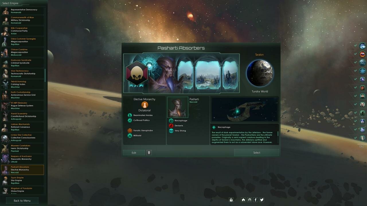 Stellaris - Necroids Species Pack DLC Steam Ключ • Активация Steam