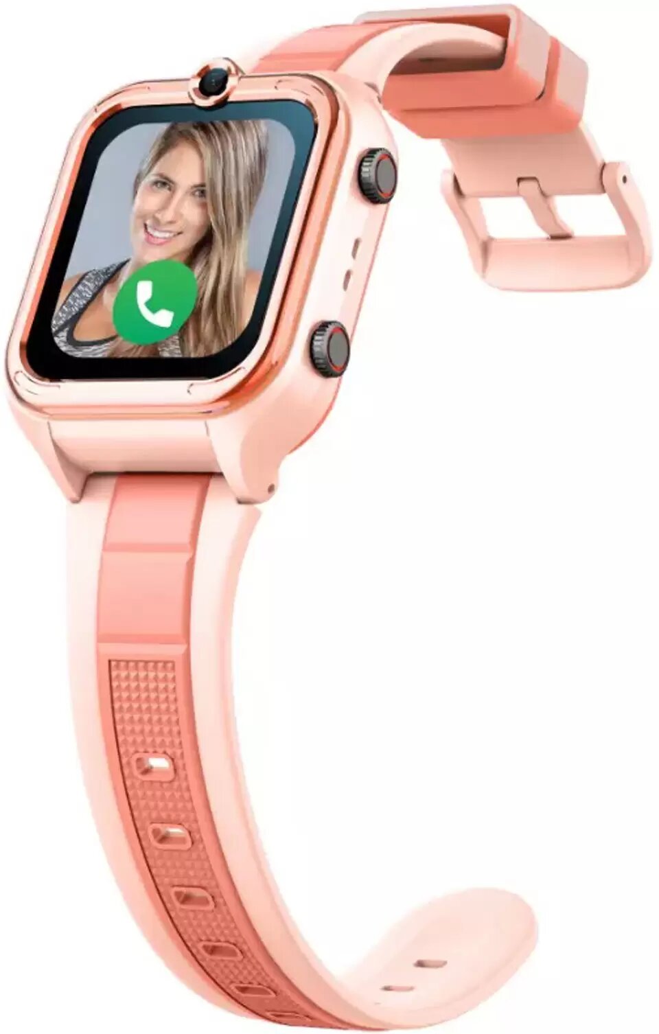 Умные часы Leef Singular EU, для детей, розовые, GPS, будильник, таймер, секундомер