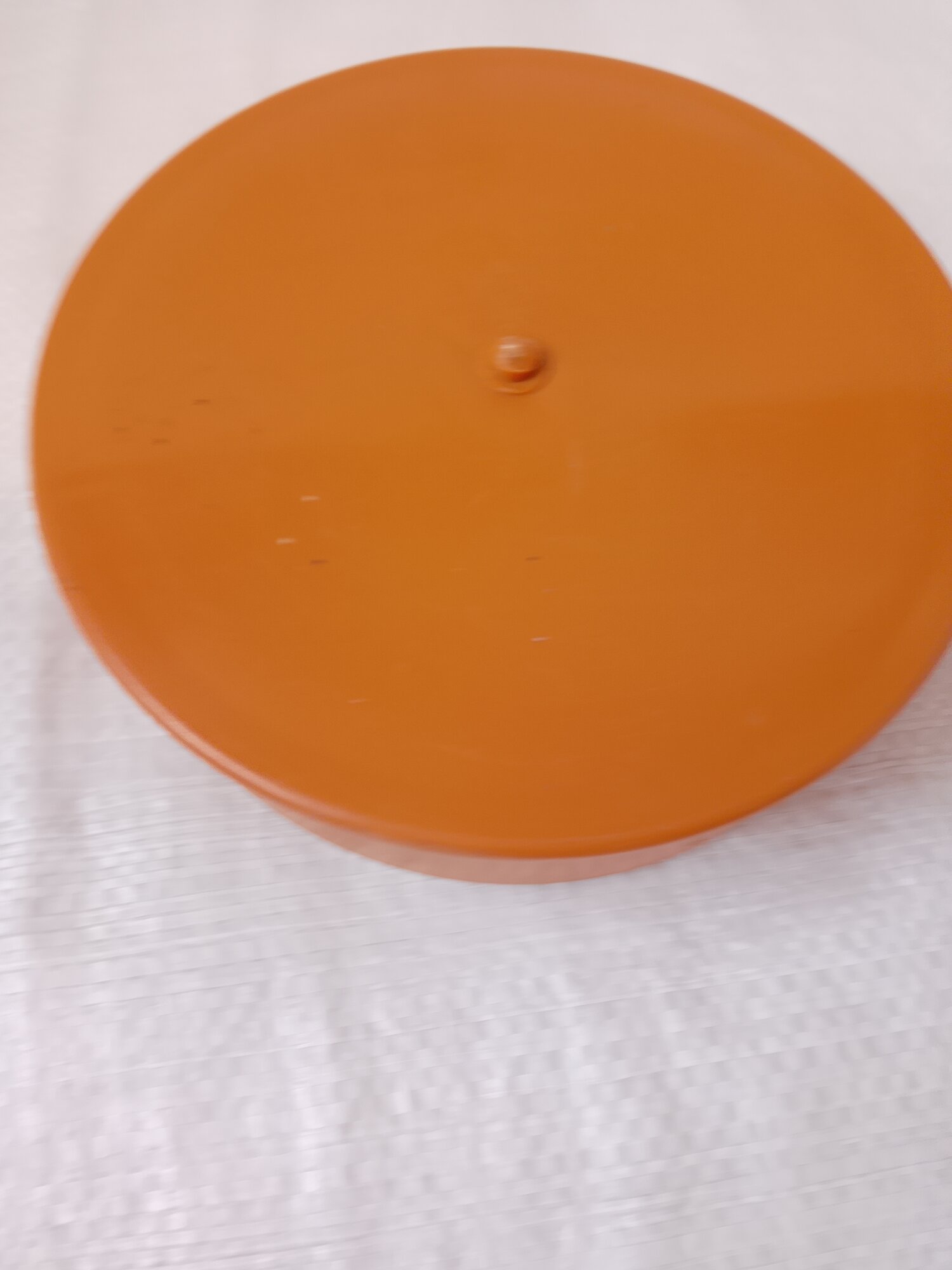 Заглушка наружная диаметр 160 рыжая