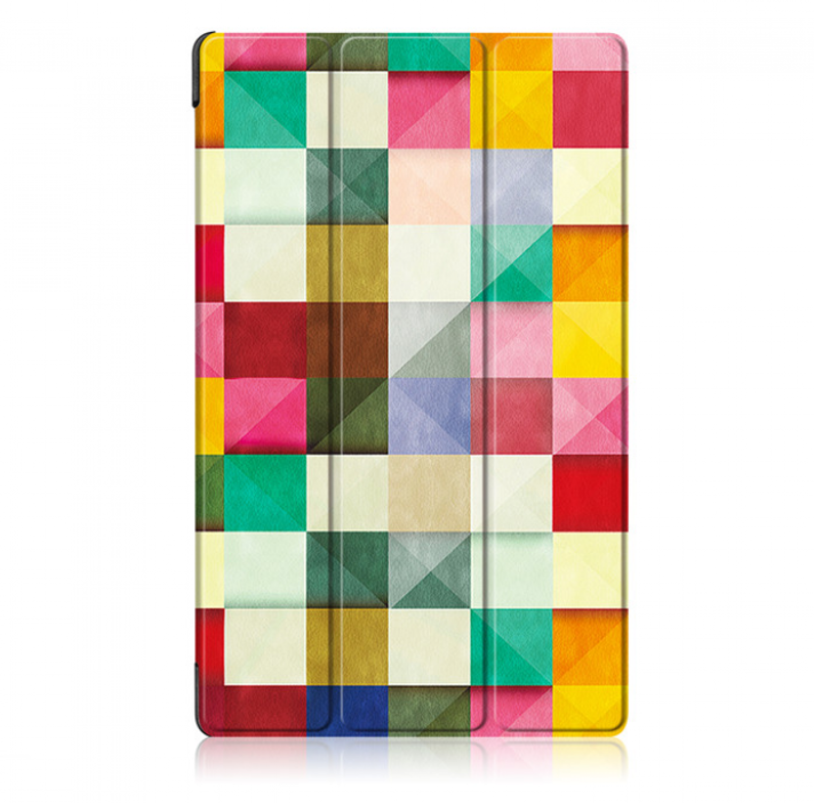Чехол-обложка футляр MyPads для Huawei MediaPad T5 10 с магнитной застежкой и ярким геометрическим рисунком