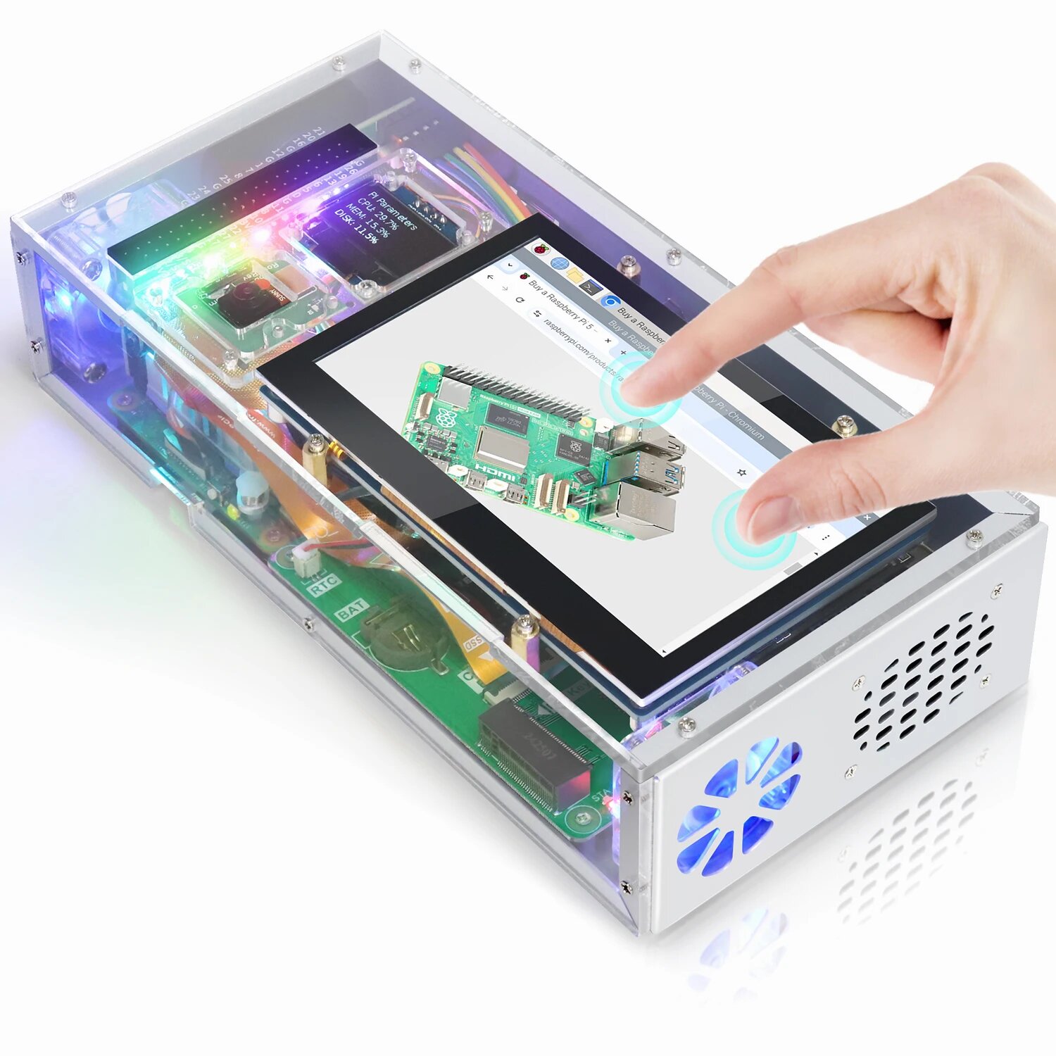Raspberry Pi 5 комплект с экраном, без SSD