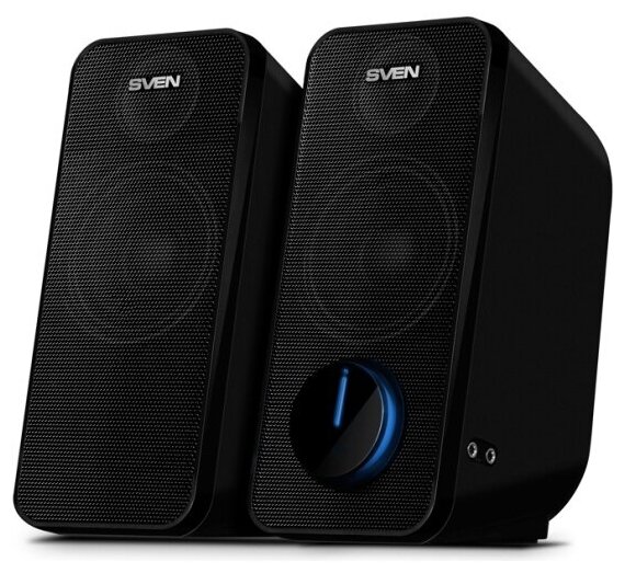 Колонки Sven 470 SV-016326, открытый тип, 2 полосы, питание от USB, черные