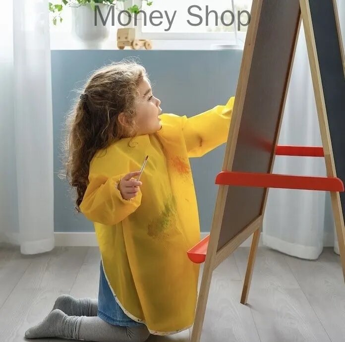Детский двухсторонний мольберт IKEA Доска-мольберт с магнитной поверхностью для рисования и обучения (белый) — фото 1