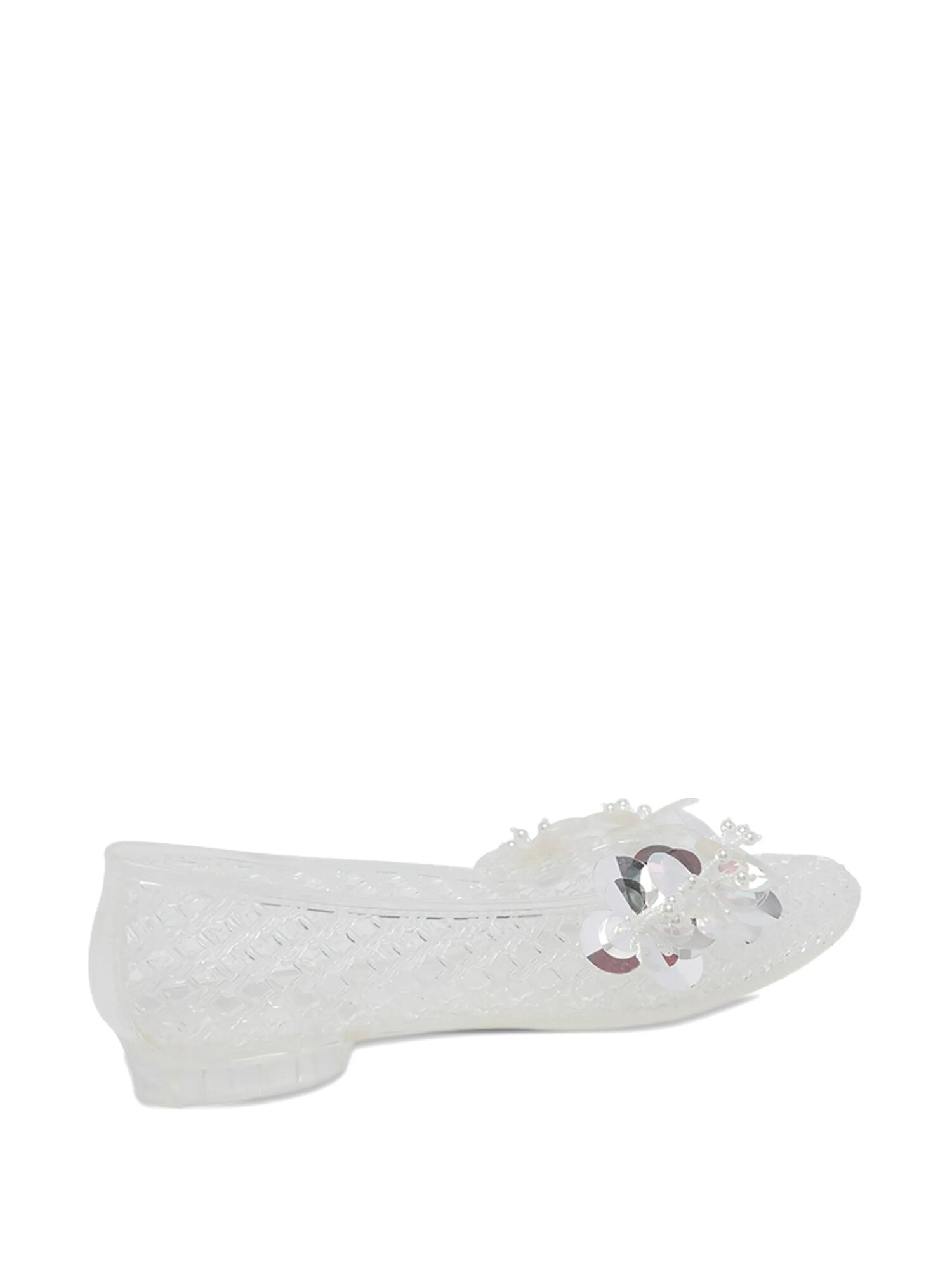 Балетки Heavenly Jelly Transparent-effect ballet flats, размер 40, белый — фото 1