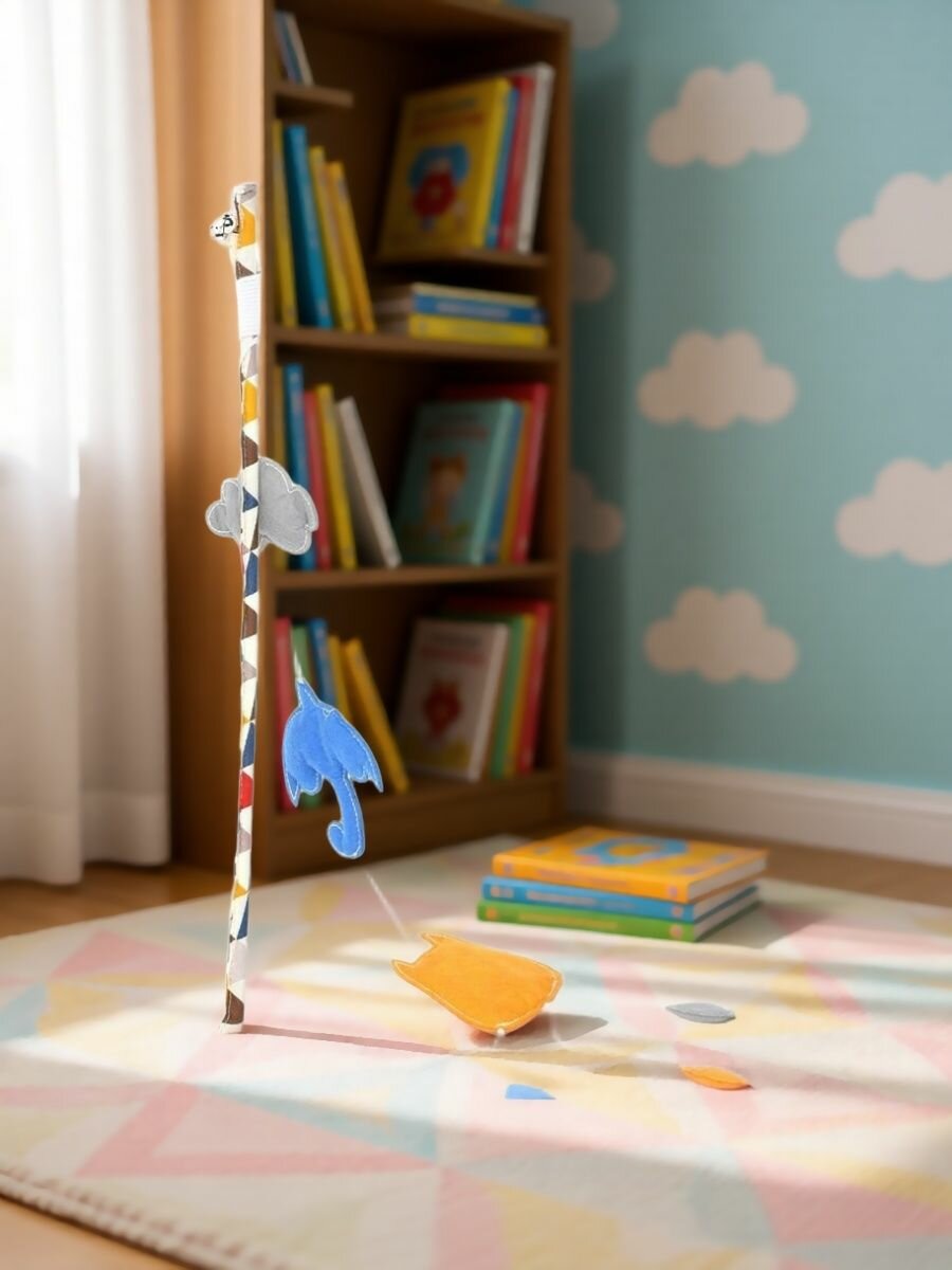 Дразнилка - удочка для кошек. Игрушка для котят