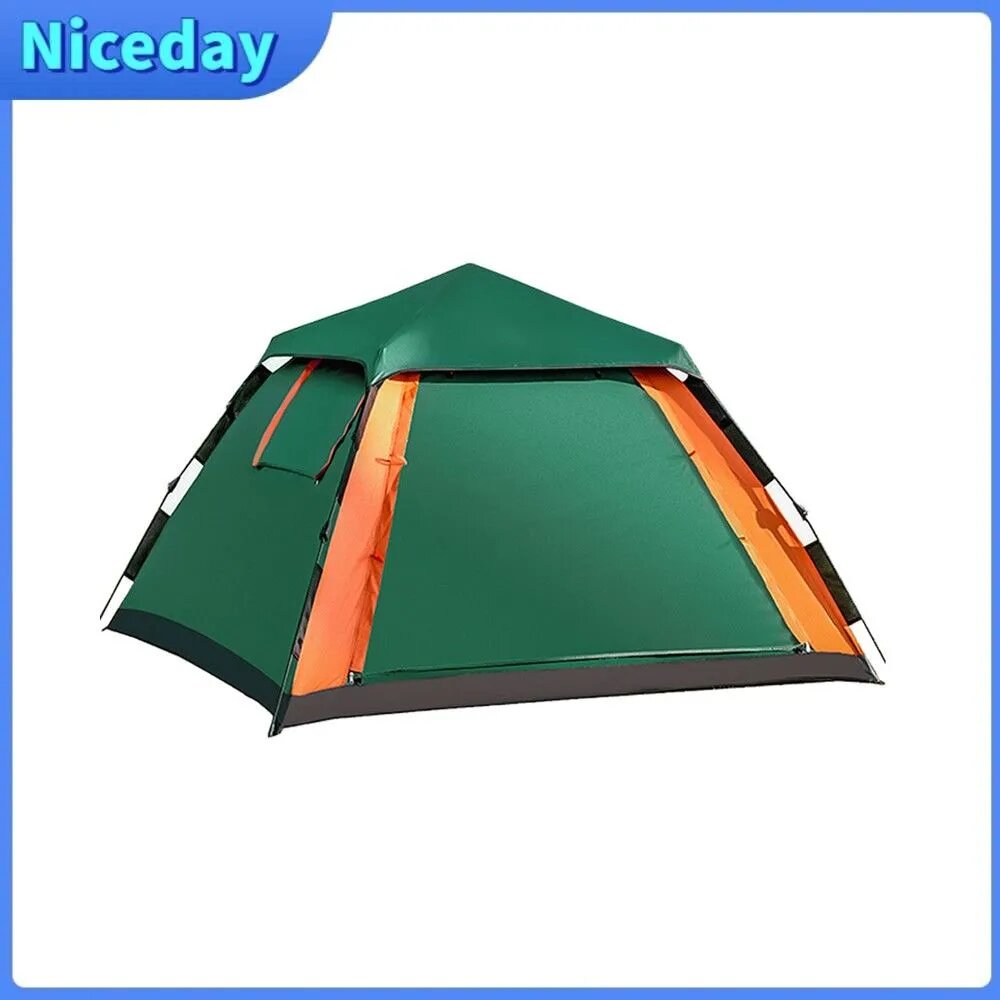 Автоматическая палатка, водонепроницаемая, 3-4 человека, мгновенная установка