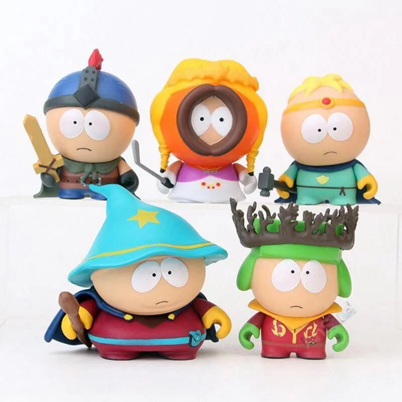 Аниме фигурки Южный Парк Набор фигурка / South Park игрушки для детей 5шт (6см)