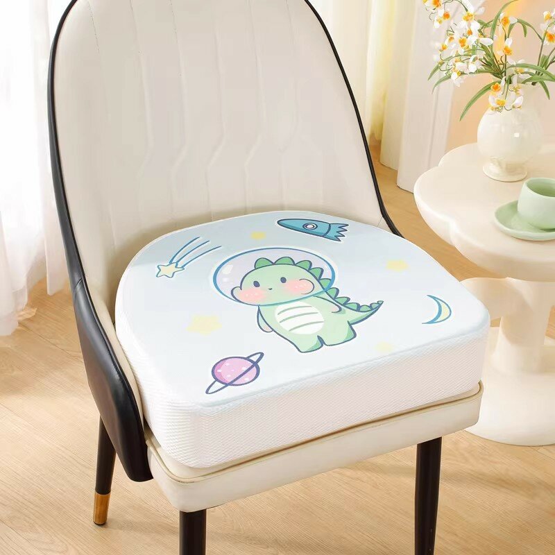 Подушка для увеличения роста детей, детский стульчик для кормления, сиденье в форме подковы, приподнятая и утолщенная подушка для стула, подушка для стула для учеников начальной школы.