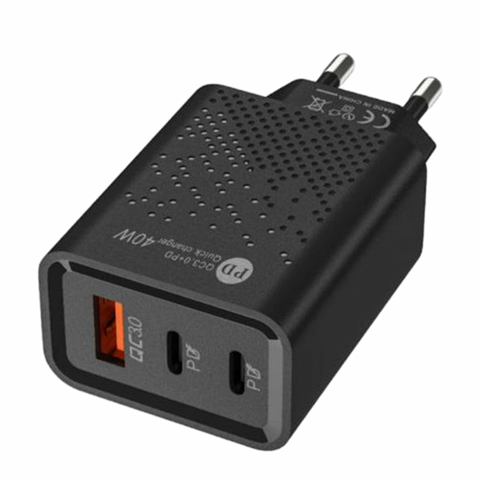 Блок Зарядного устройства USB C мощностью 40 Вт