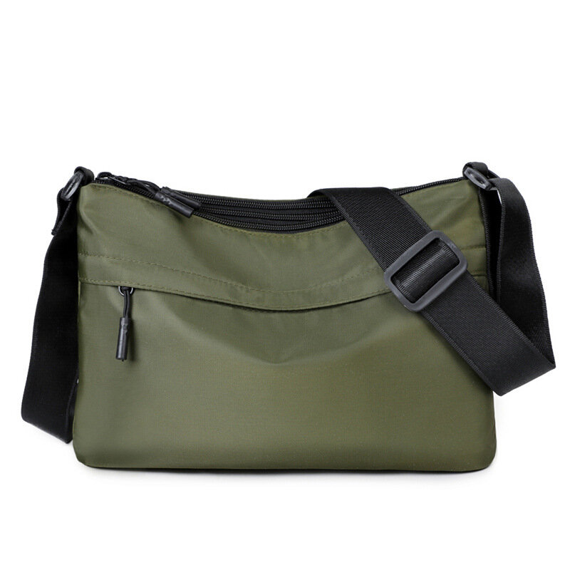 Мужская сумка-кроссбоди для путешествий, простая и стильная наплечная сумка, большая вместимость, водонепроницаемая, повседневная спортивная дорожная сумка небольшого размера.