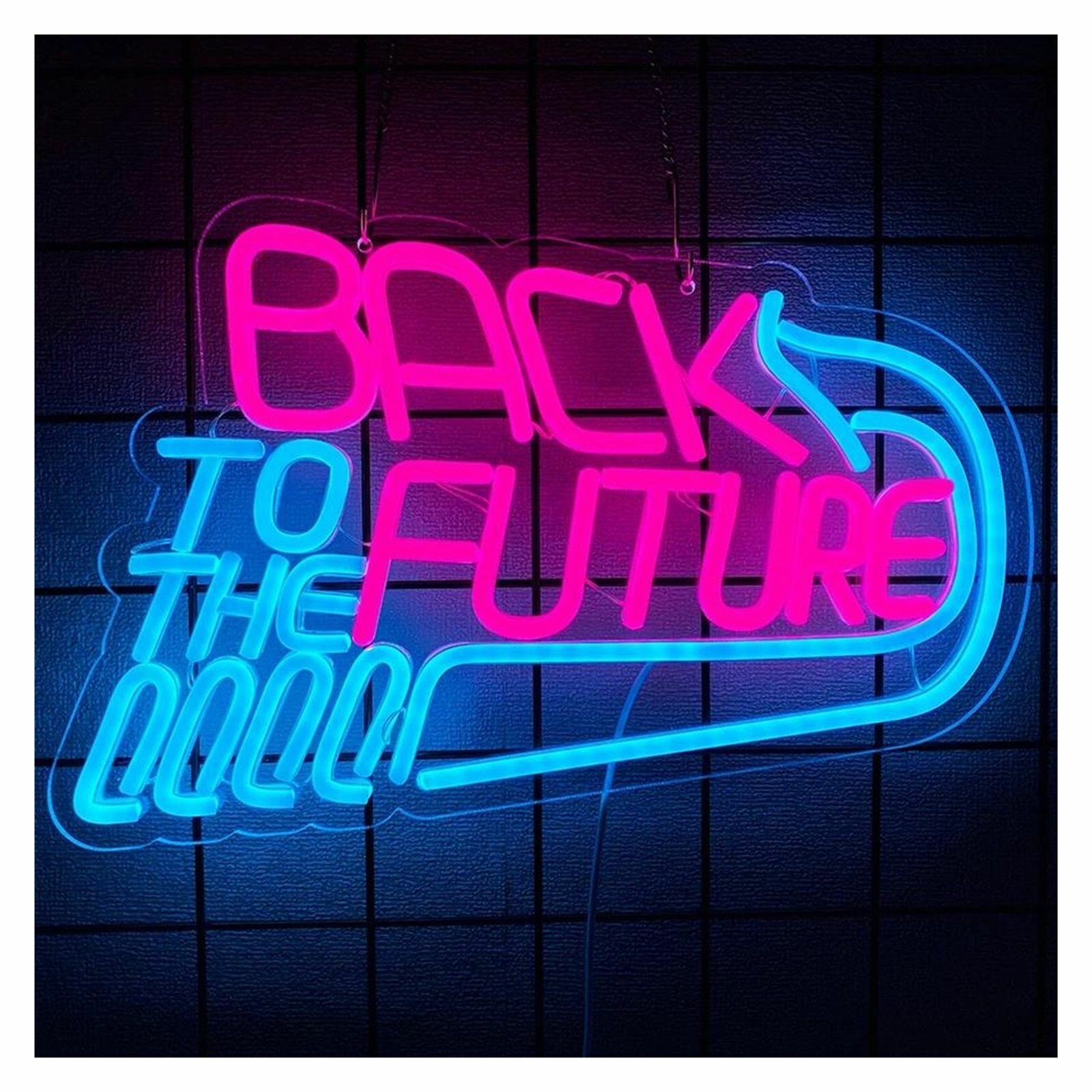 Back To The Future Украшение Неоновой Вывески 39смх24,5см