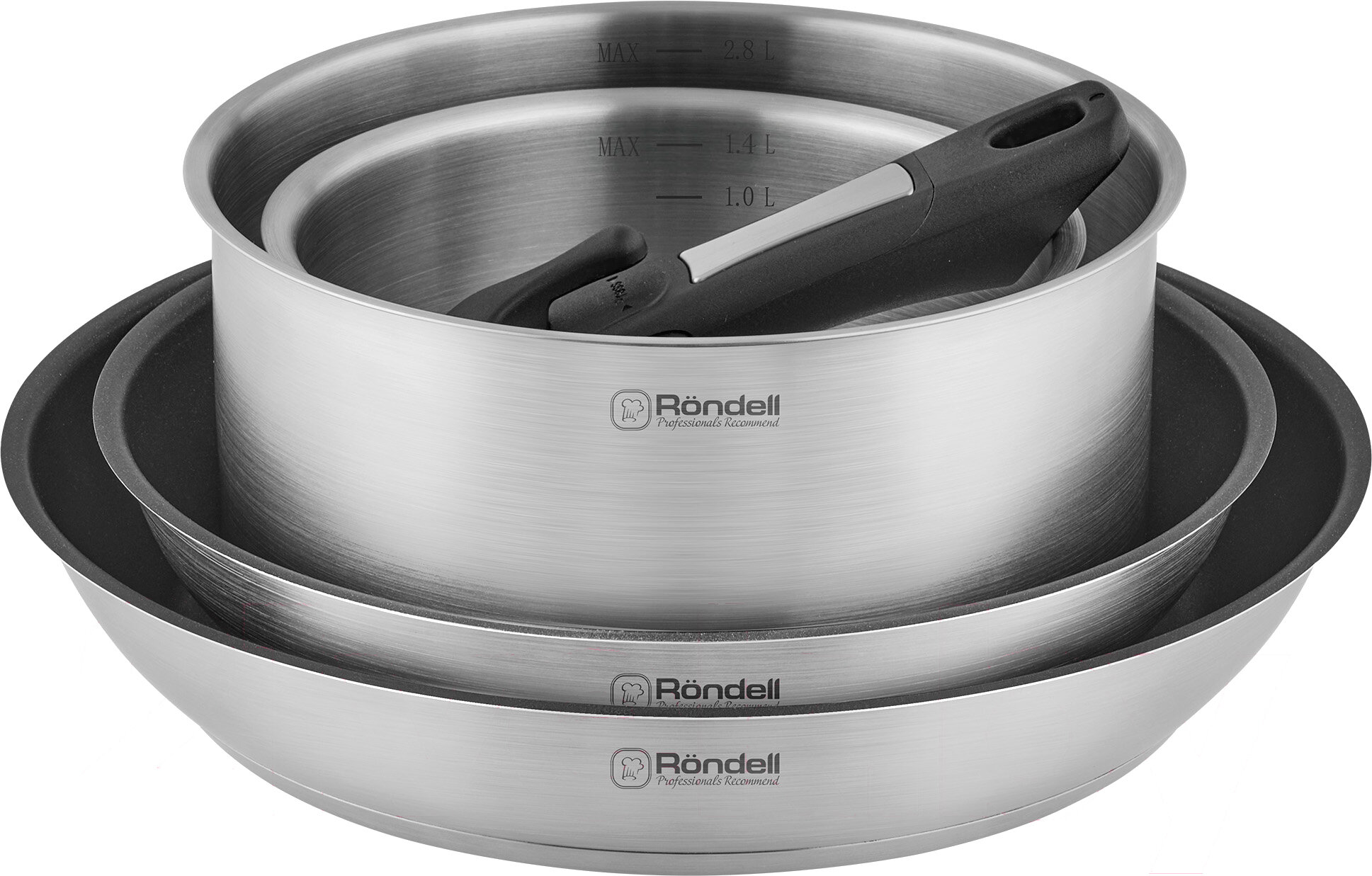 Набор кастрюль из нержвающей стали Stark RDS-1315