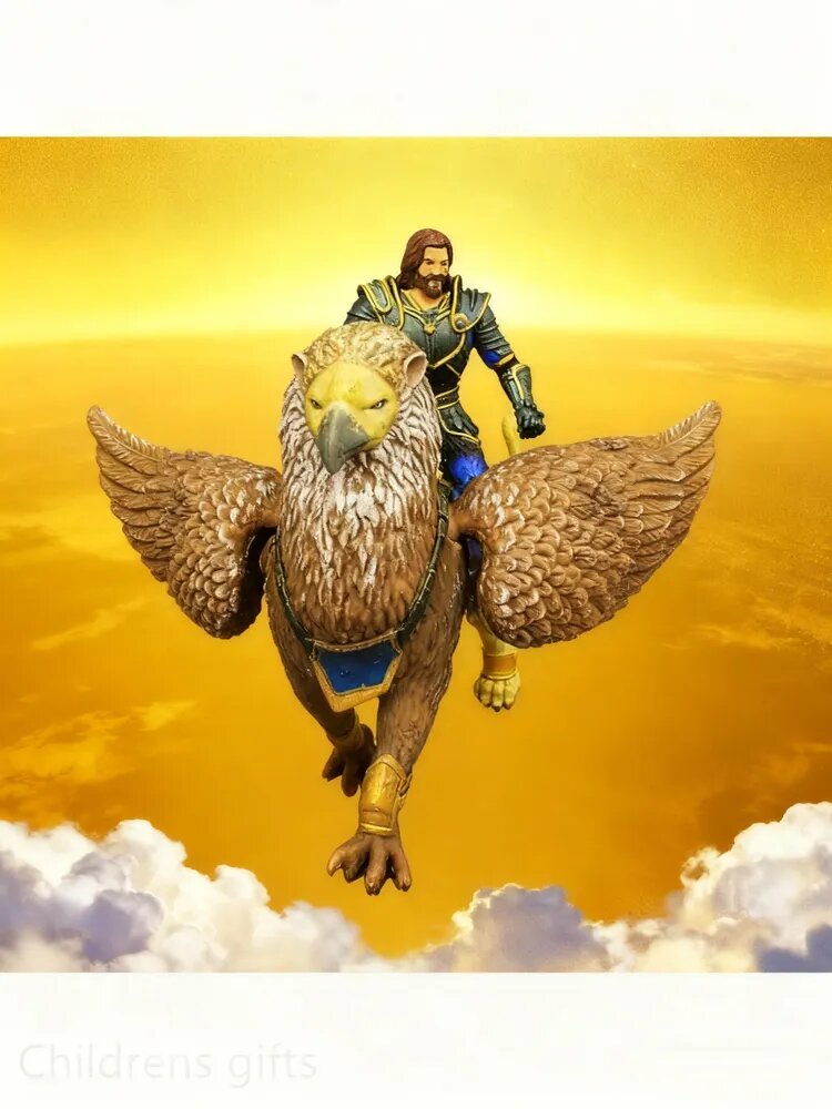 Подвижная кукла ручной работы Грифон World of Warcraft, размер около <8см>