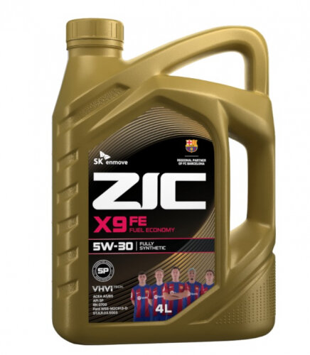 Моторное масло Zic X9 FE 5W-30 синтетическое 4 л