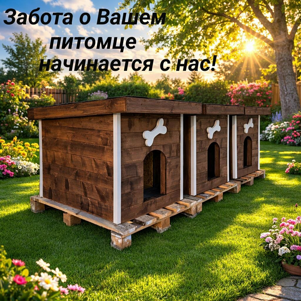 Вольер для собак. Дом для собак . Будка не утепленная.