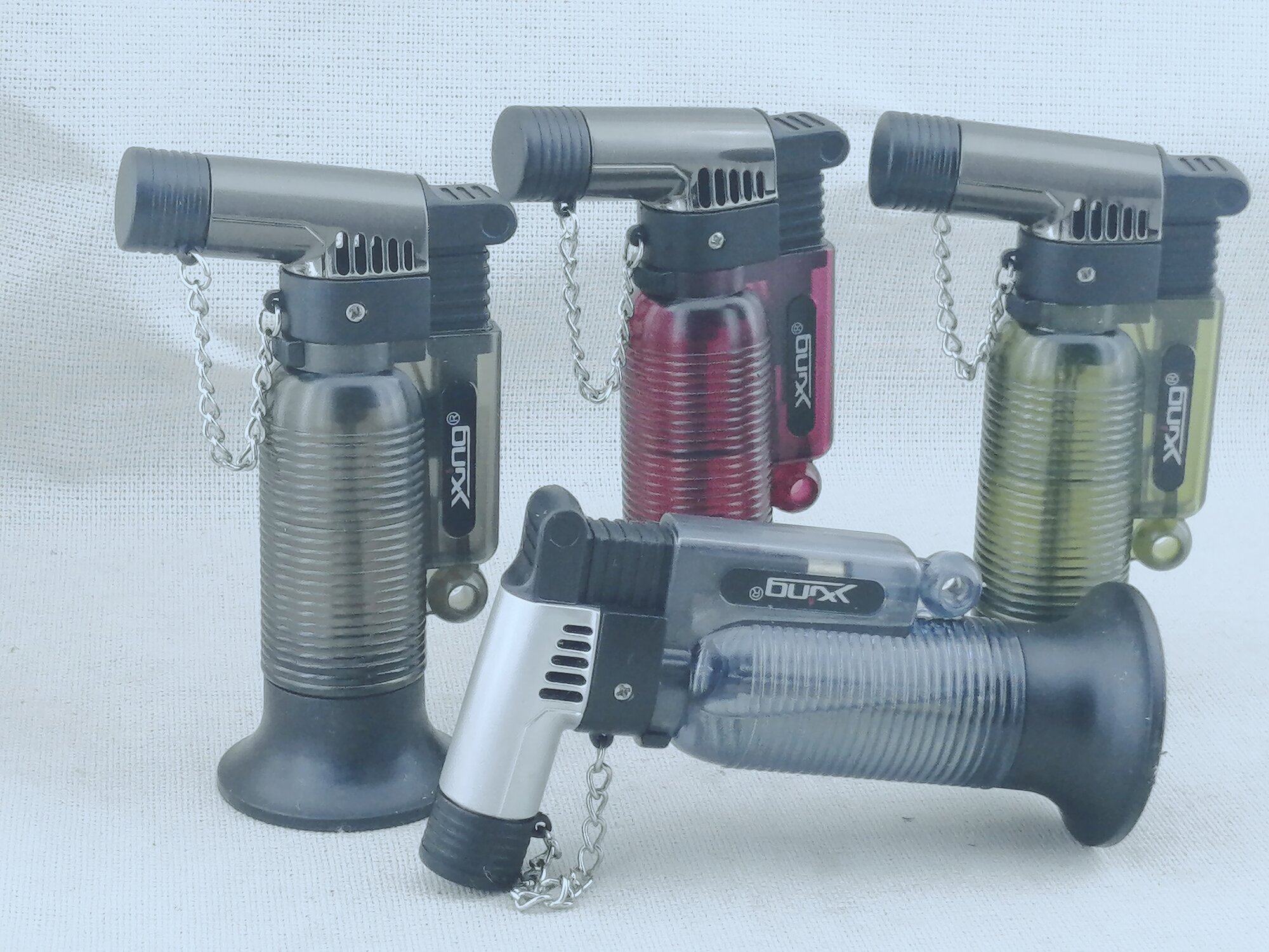 Зажигалка туристическая, горелка для камина, для мангала с крышкой, 4 ШТ. Без газа, НЕ заправлена