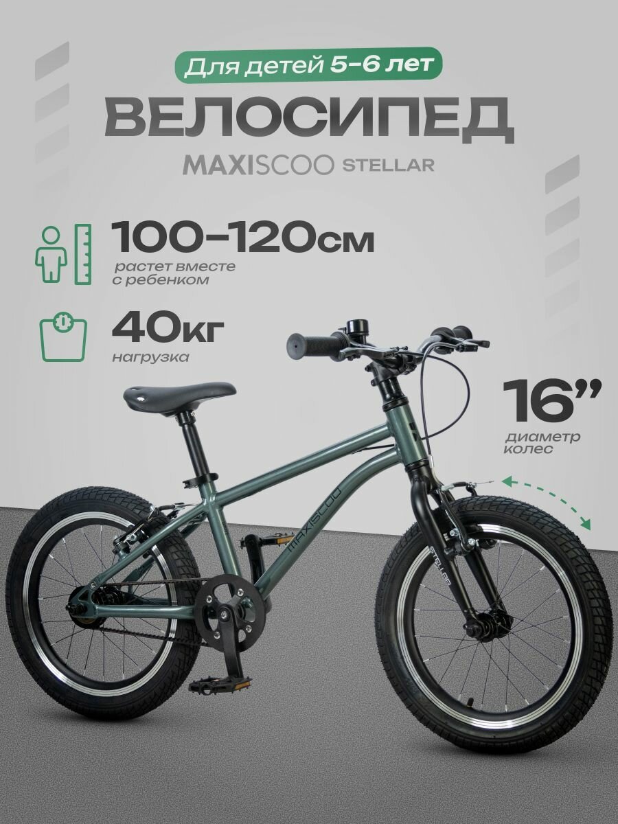 Велосипед детский двухколесный Maxiscoo STELLAR 16' MSC-ST1651 (2026)