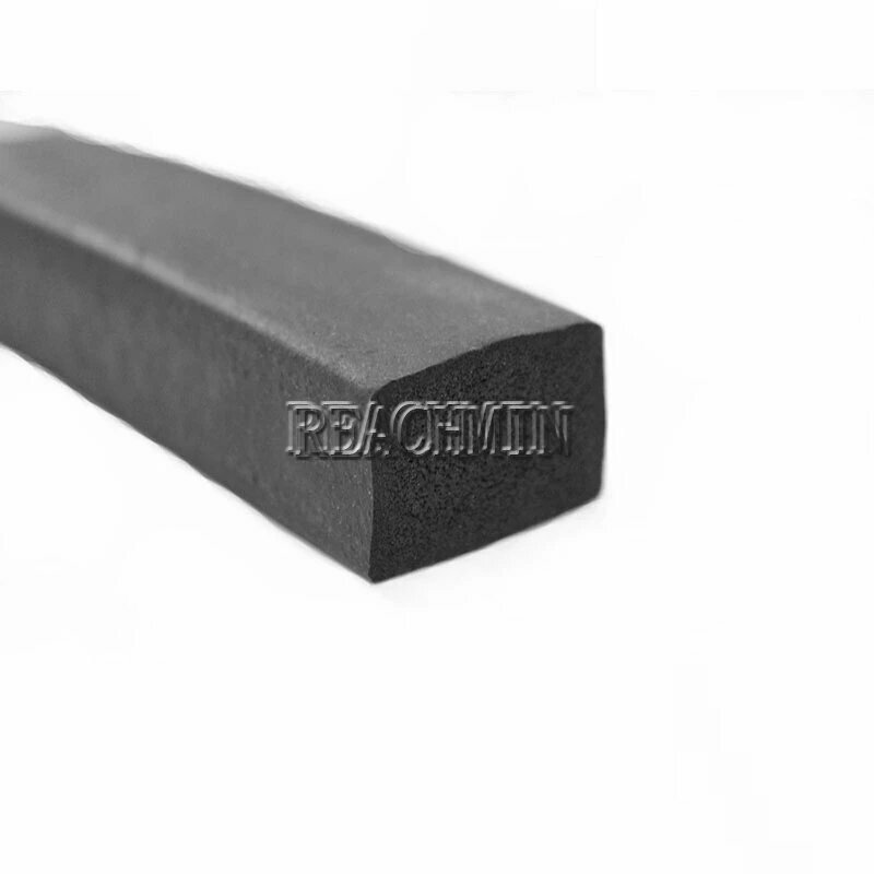 Лента Уплотнительная из пенорезины EPDM плоская 2 3 5 8 10 15 20 25 30x8 10 15 20 25 30 35 40 45 50 мм 1 метр черная, Черный, I, 30 мм, 1M or 3.28ft, 50 мм