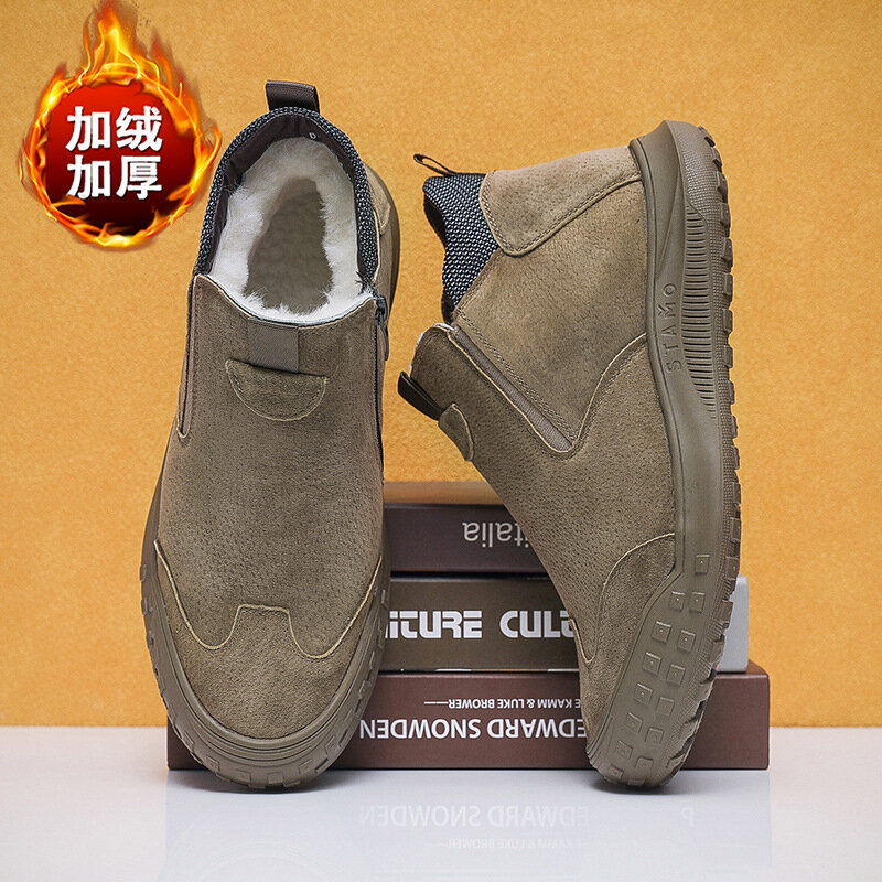 JYL Кроссовки Мужчины Весенняя Мягкая Дышащая Ткань/Khaki