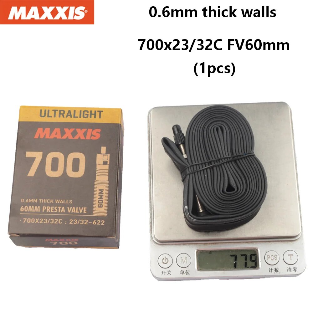 MAXXIS ULTRALIGHT Велосипедная камера 0,60 мм 26 27,5 29 700 700x23-32C FV60