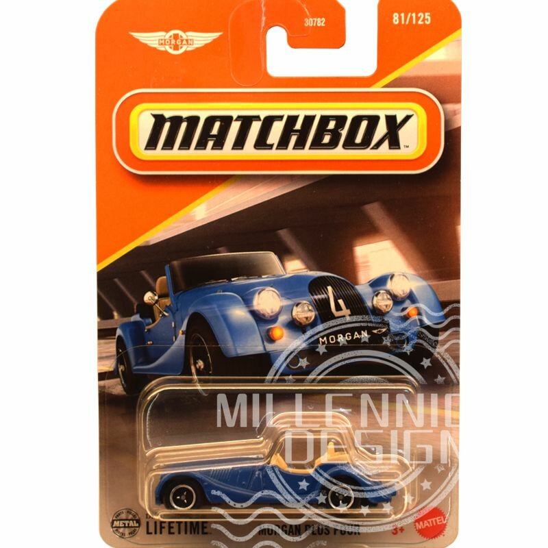 Mattel Matchbox Модель автомобиля из сплава 1:64, Новая модель 2025 года, Серия 25F и E(81-Морган PLUS4)