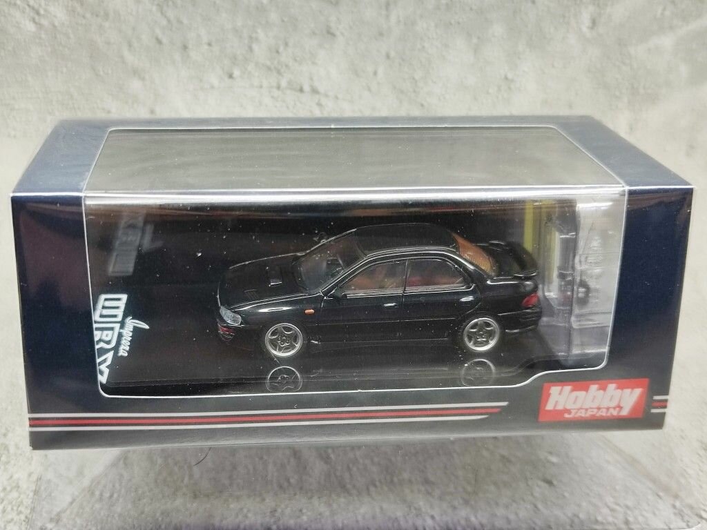 HobbyJapan Коллекционная модель Subaru Impreza GC8 в масштабе 1:64 с аксессуарами