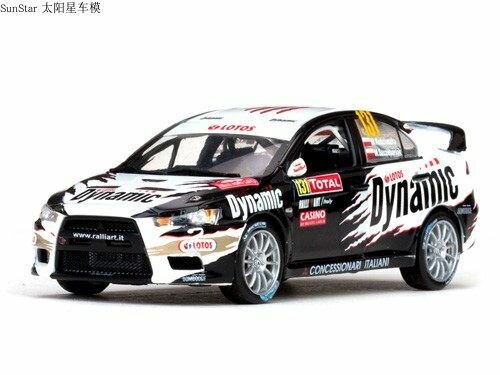 Модель автомобиля Vitesse Alloy в масштабе 1:43 Mitsubishi Lancer EVO10 Rally Car,№ 43446