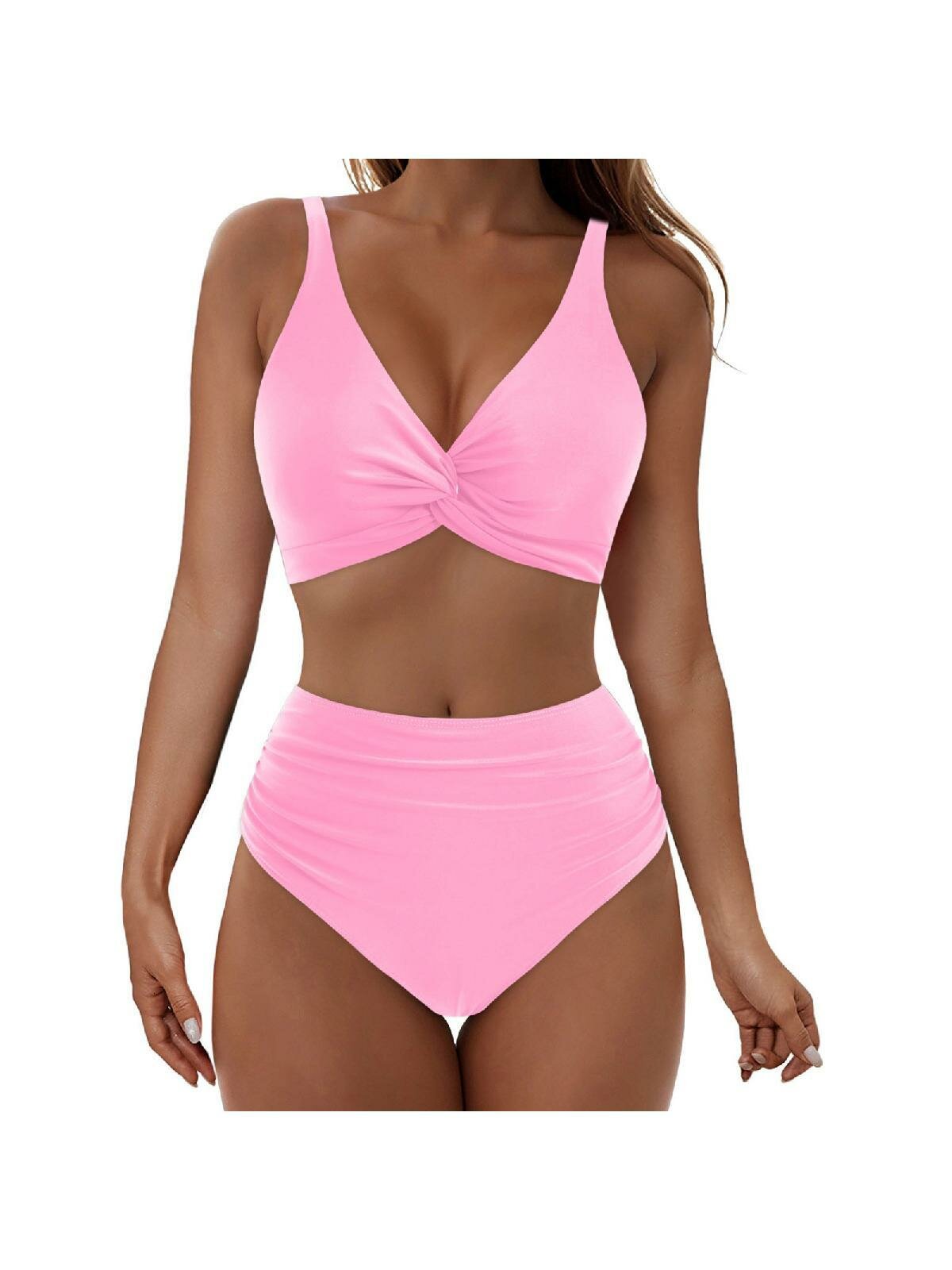 Многофункциональный Устойчивый к разрыву купальник из двух частей из спандекса для частого использования в Воде