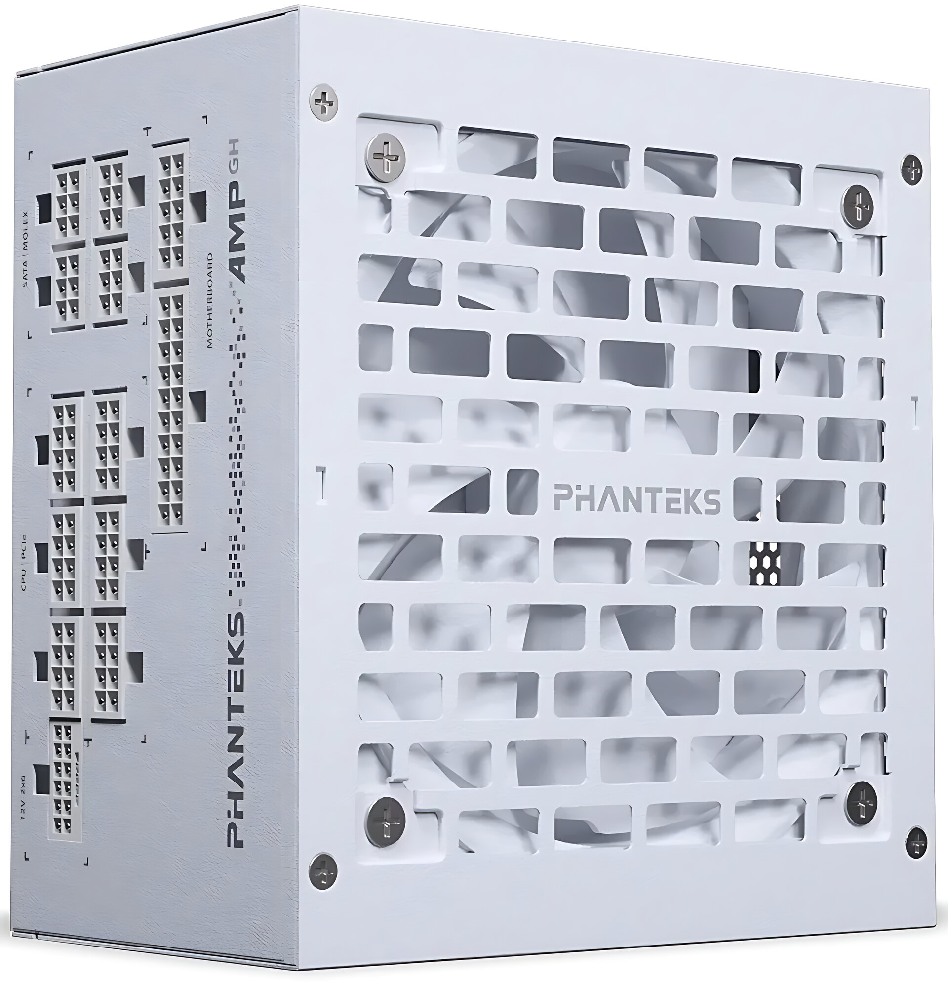 Блок питания PHANTEKS AMP 1000W AMP GH White, модульный, 16 Pin PCIe 5.0, 80 PLUS Gold (PH-P1000RT_WT01)
