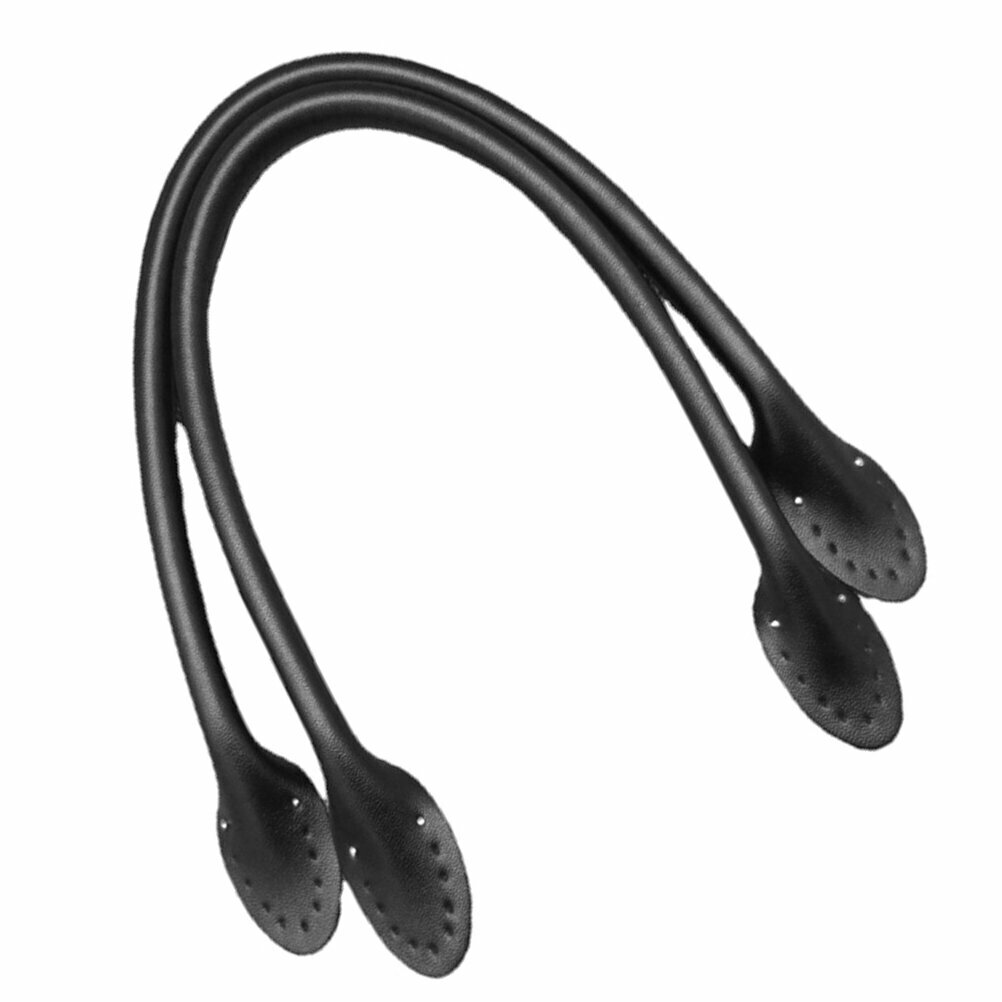 Ручки из искусственной кожи для сумки черные, аксессуары для женских сумок, 2 шт