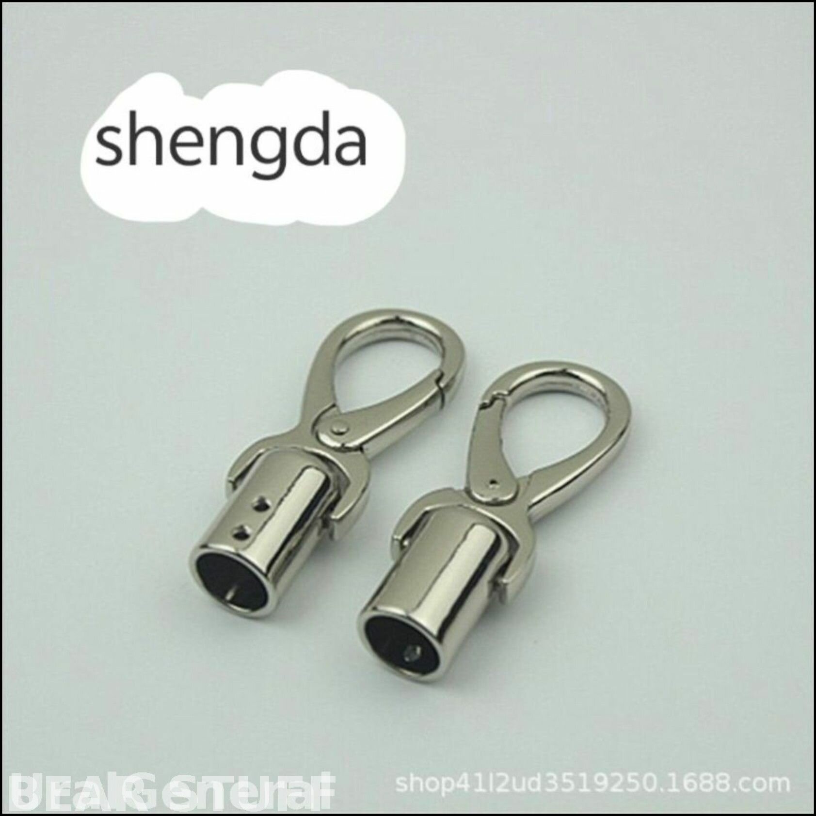 Серебряные карабины для сумки, эксклюзивный набор 2 шт