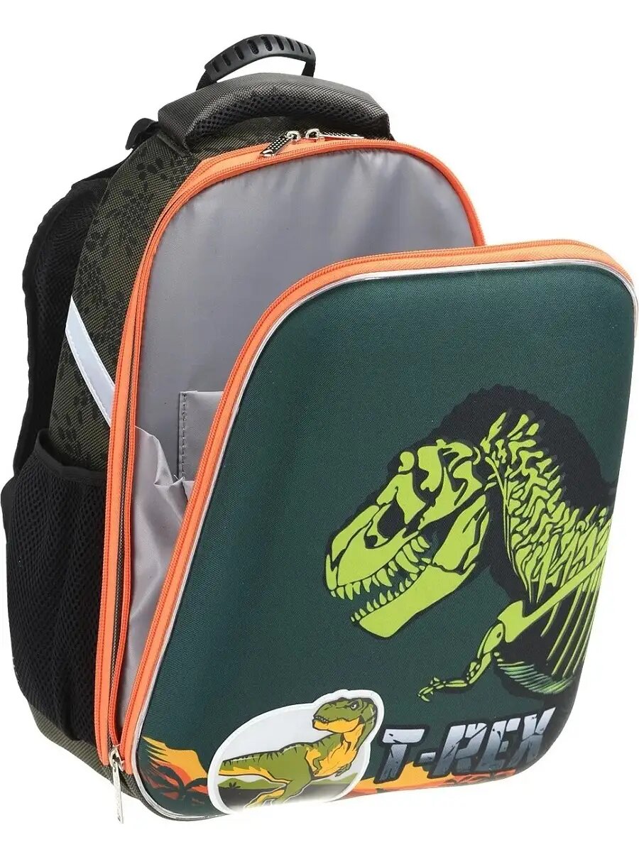 №1 School Ранец "Basic. T-Rex", 145x280x360 мм — фото 1