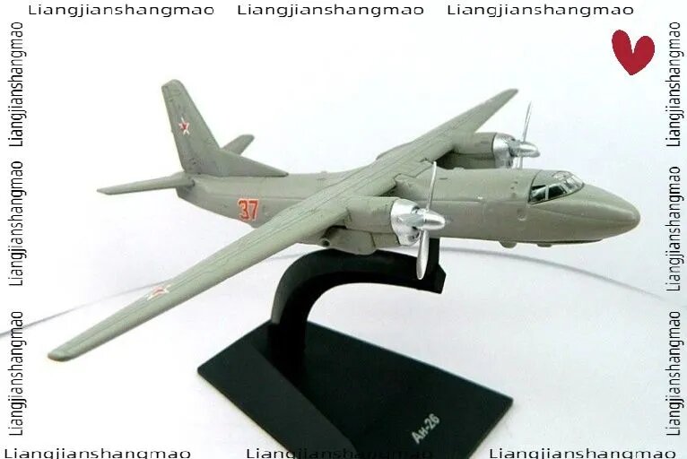 Коллекционная модель эксклюзив Ан-26, масштаб 1:72, металлическая, для коллекционеров