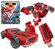 Трансформер Leon Rover, красный, робот-машина, для мальчиков 5-7 лет, со световы...