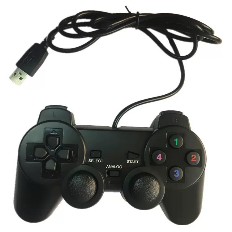 USB-проводной геймпад для PS2/PS3/Xbox 360, ТВ, ПК с универсальной совместимостью и поддержкой 6 платформ