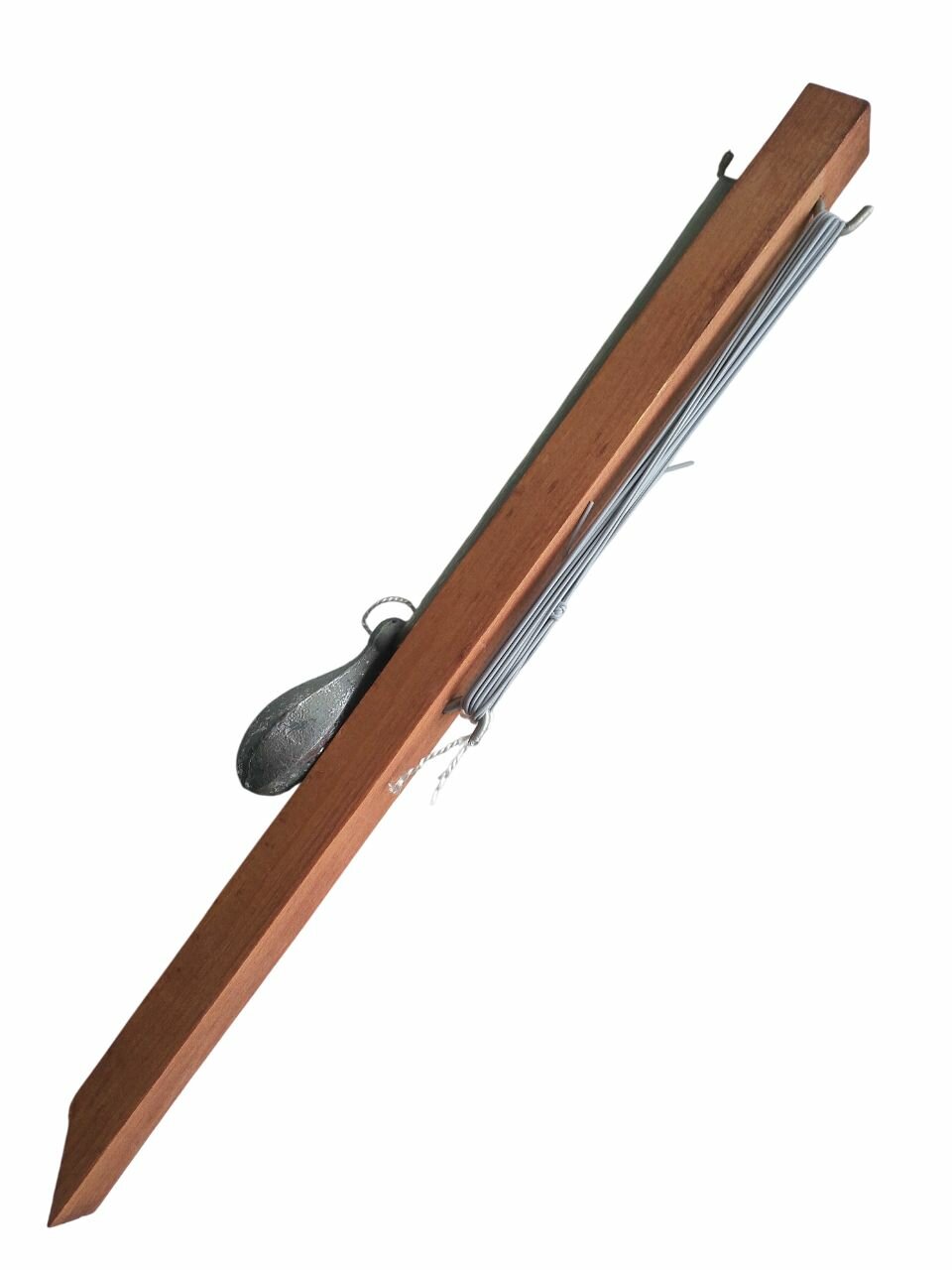 Донка резинка оснащенная / 7 крючков (леска - 20 м, груз 168 гр, крючок - № 6)