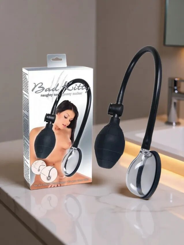 Помпа ORION Bad Kitty Labia Suck, вакуумная стимуляция, пластик