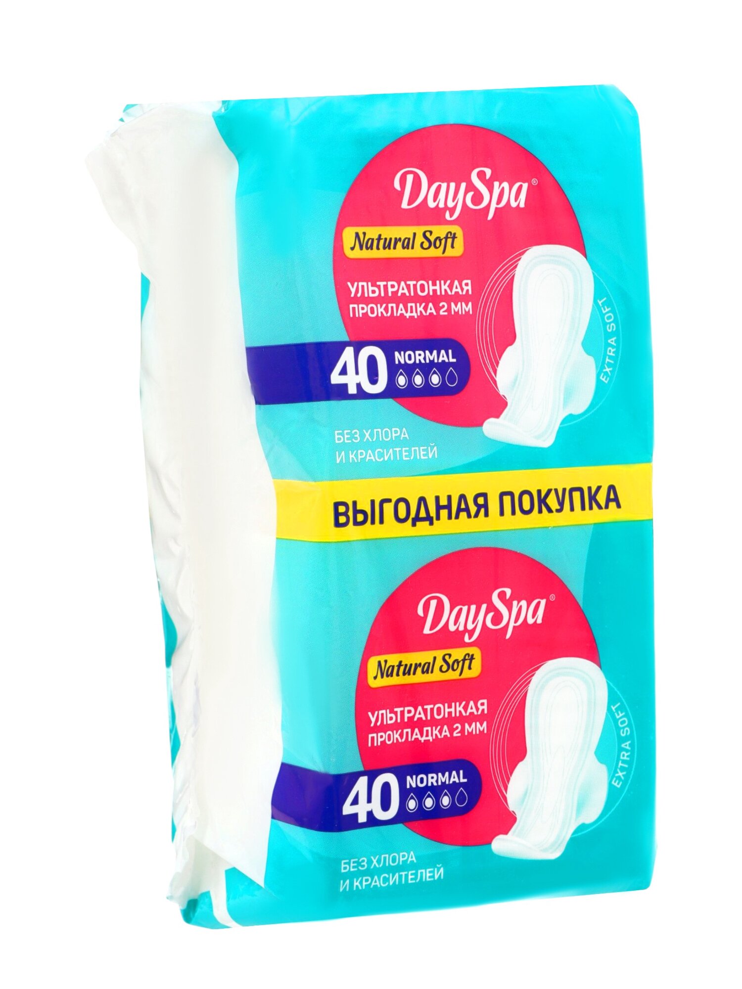 Day Spa прокладки Ultra Normal Natural Soft 40 шт 11008792